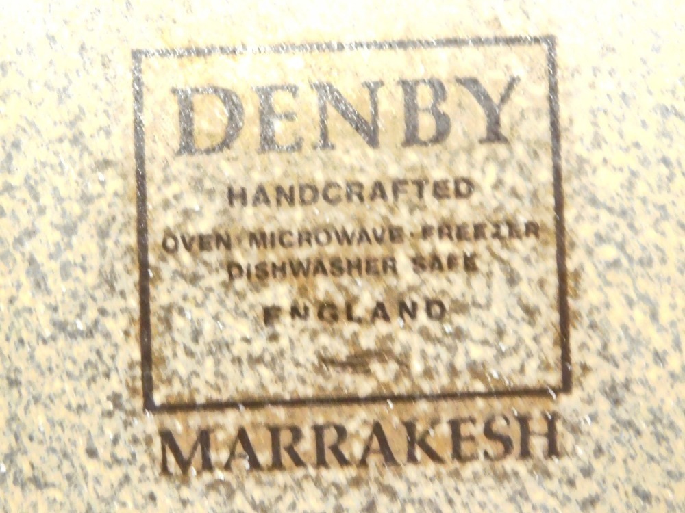 A large quantity of Denby Marrakech dinner, tea and coffee ware, to ...