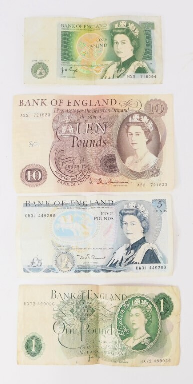 A group of Victorian and later coinage, to include shillings, two ...