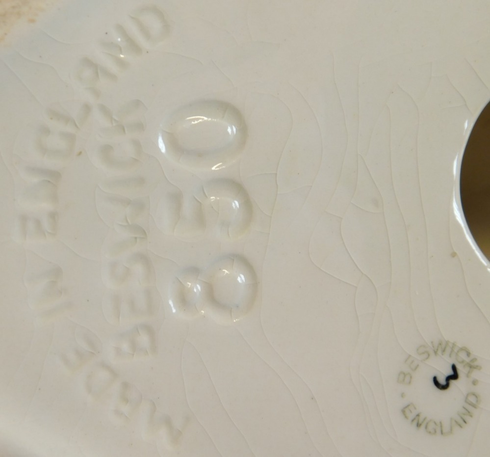 Two Beswick pottery figures modelled as pheasants in flight, 849 and ...