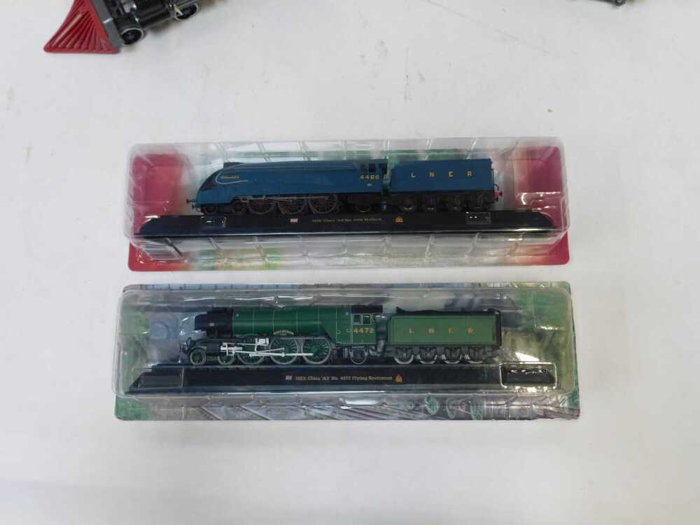 Static railway models, including 1938 class AP Duchess number 6220 ...