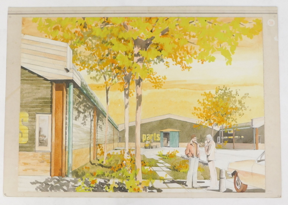 Hugh Segar (Sam) Scorer (1923-2003). Archive - architect study ...