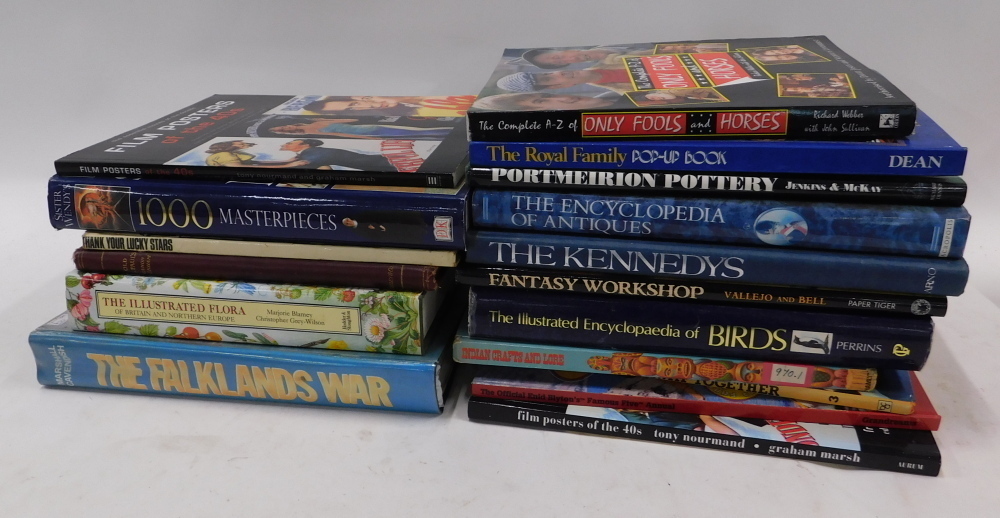 Various hardback books, to include The Complete A-Z of Only Fools ...
