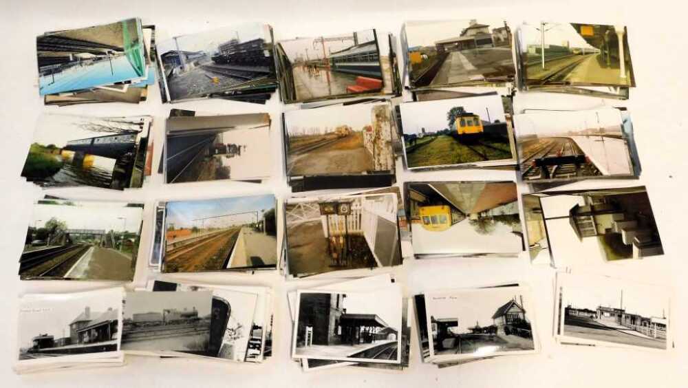 A group of railway related photographs, predominantly amateur, dating ...