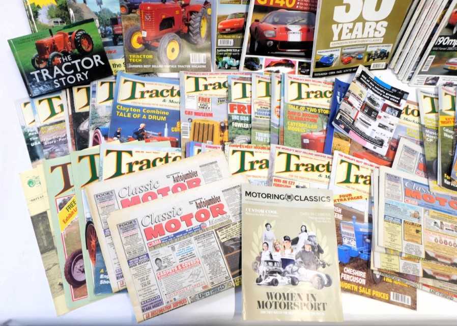 Tractor and machinery magazines, various dates predominantly from the ...