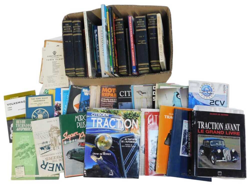 Automobilia related books and club magazines, including The Modern ...