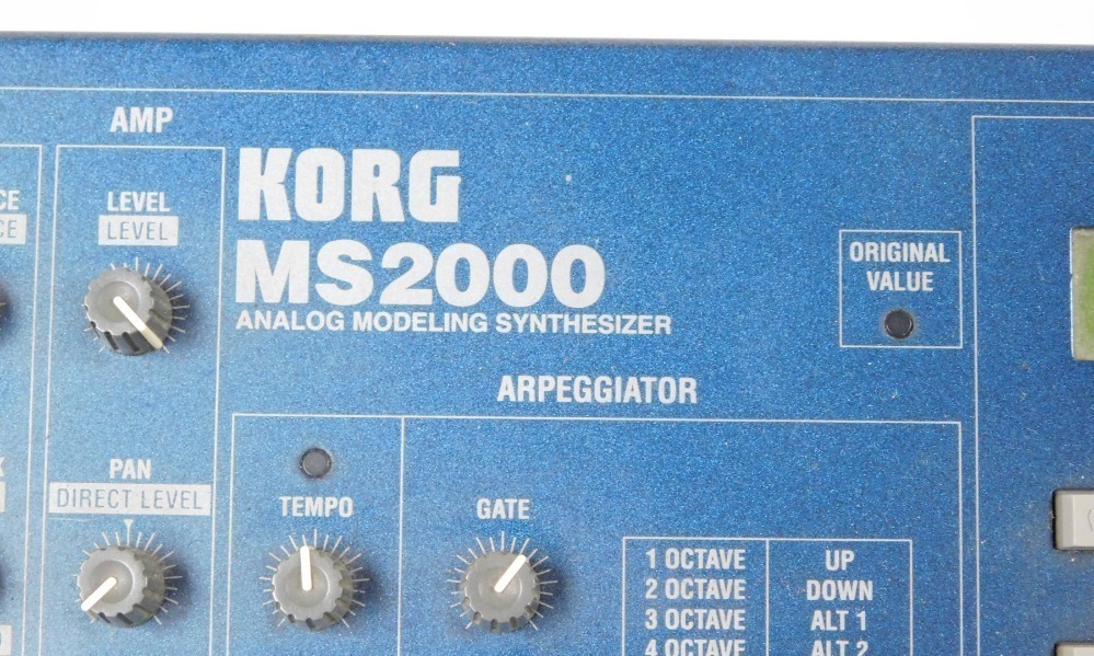 Withdrawn pre sale. A Korg MS2000 analogue modeling synthesizer, with ...