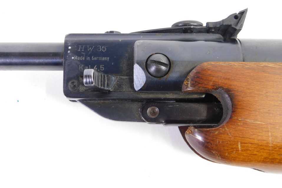 A H Weihrauch Sportwaffen German air rifle, Model HW35 4.5 calibre ...