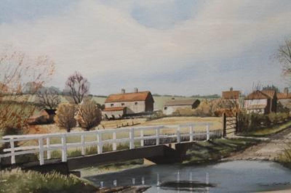 Two watercolour drawings by Tony Garner