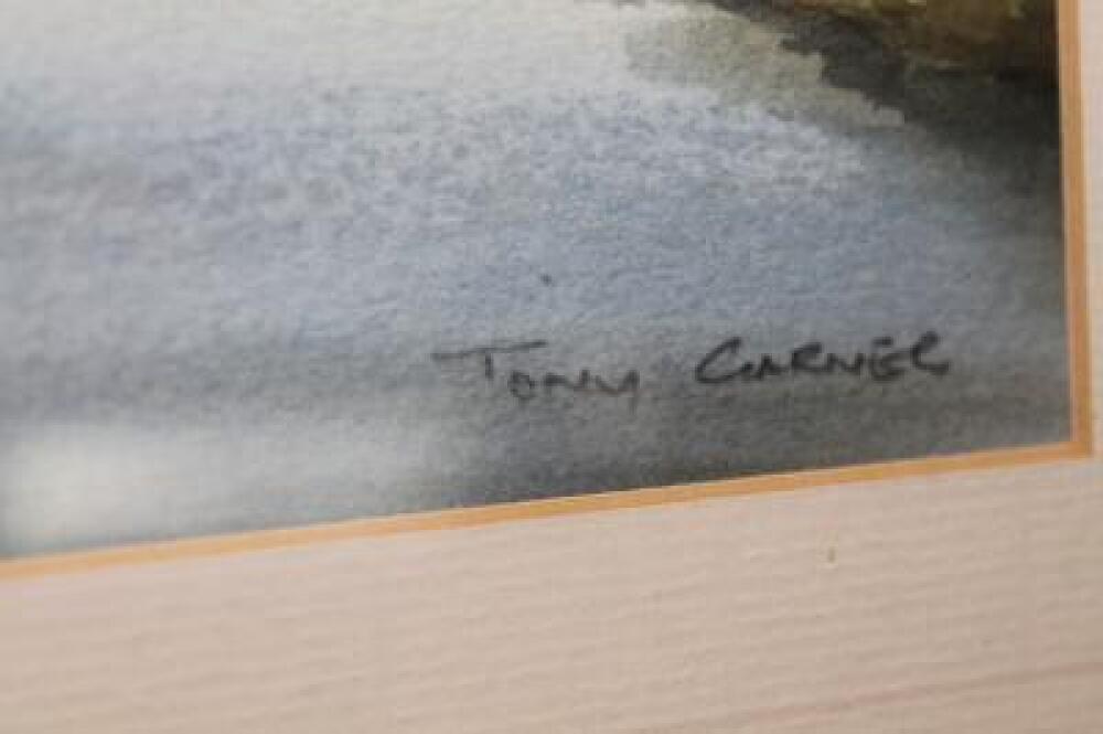 Two watercolour drawings by Tony Garner
