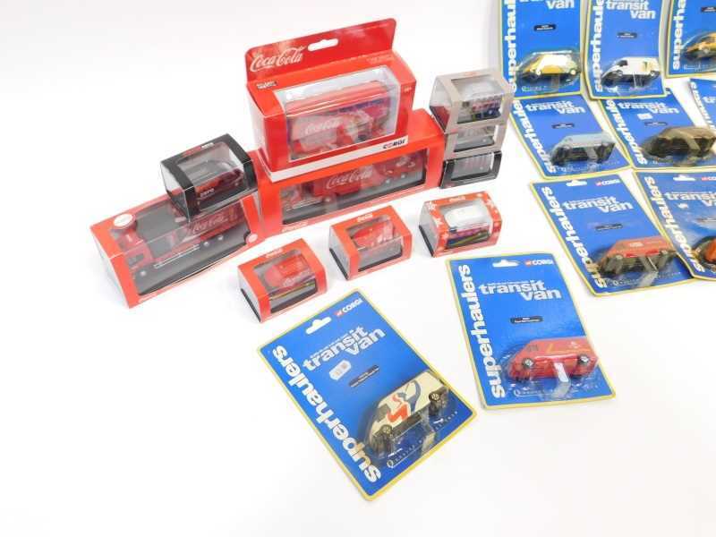 Corgi and Oxford diecast, including Super Haulers Transit vans, Oxford ...