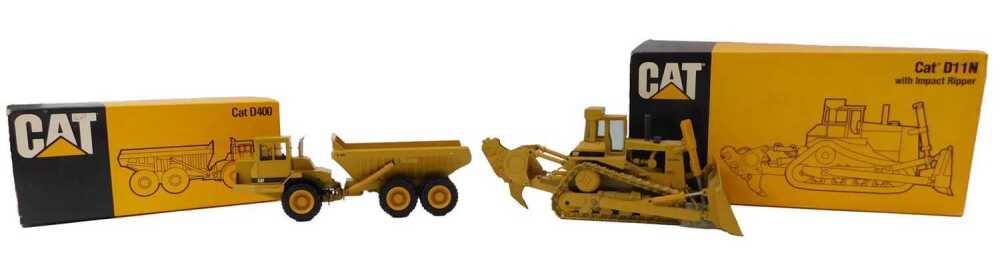 Conrad Models Caterpillar diecast, including a Caterpillar D400 ...