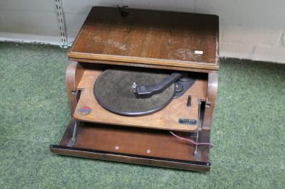 A Broadcaster Plus-a-Gram record player