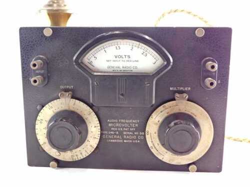 An autofrequency micro volt meter, made by The General Radio Company ...
