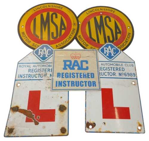 WITHDRAWN PRE SALE BY VENDOR. A group of enamel and other signs, to ...