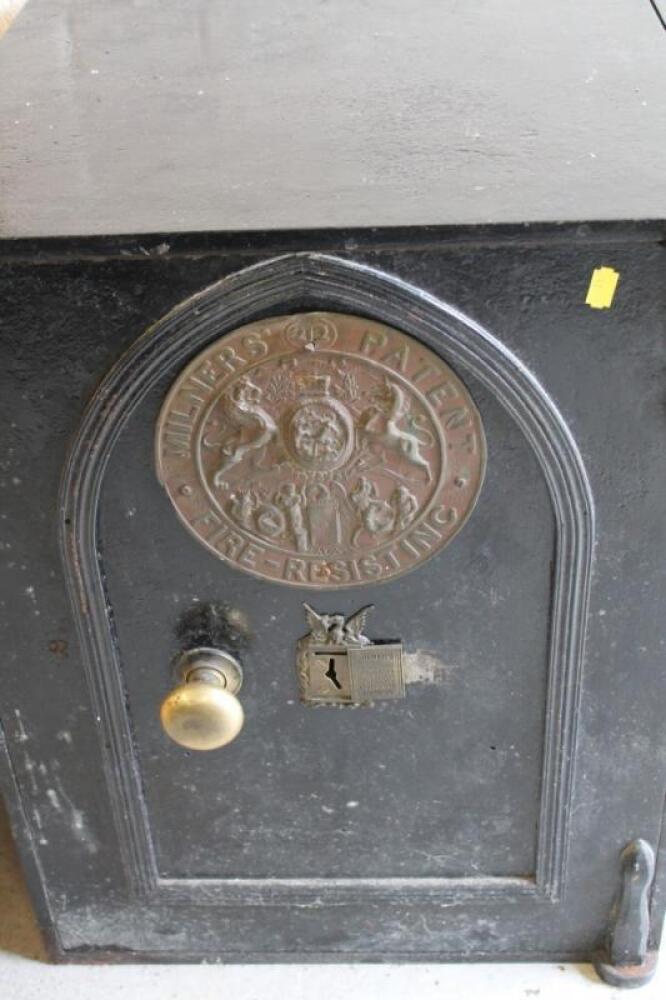 A Milners patent fire resistant floor safe