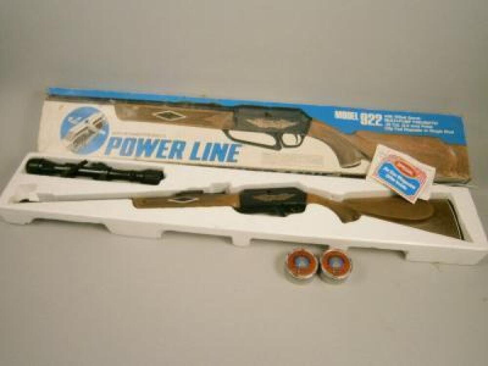 A Powerline model 922 multi-pump pneumatic air rifle