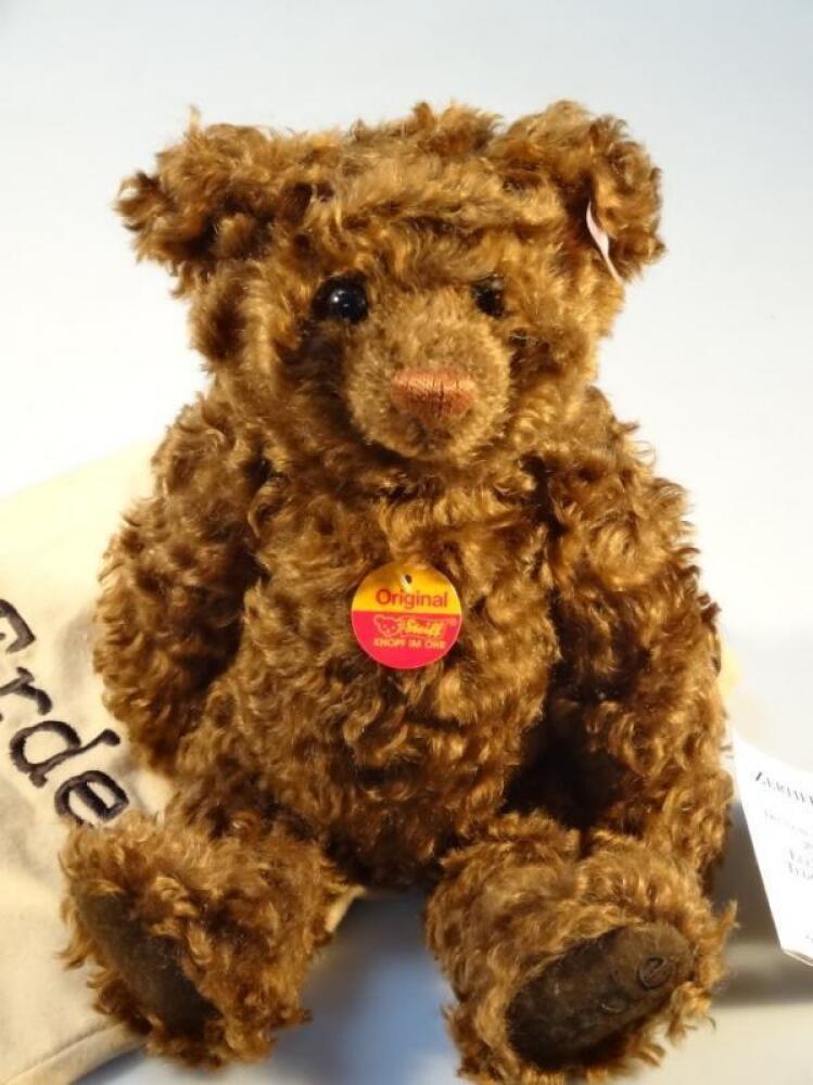 A modern Steiff teddy bear