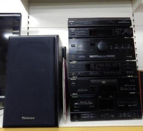 A Technics stacking integrated hi-fi system