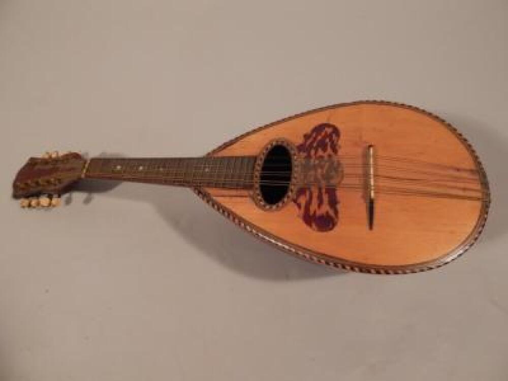 An early 20thC Alfredo Albertini Neapolitan style mandolin