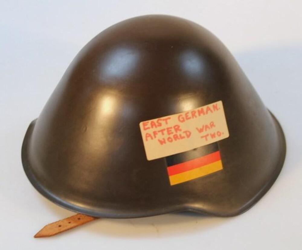 An East German infantry steel helmet.