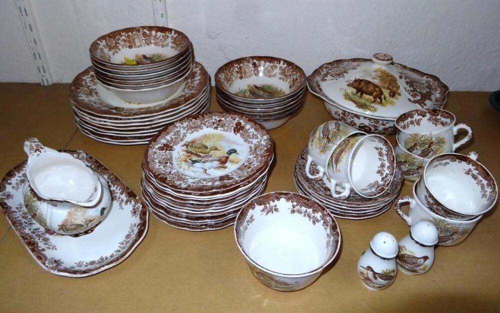 A Royal Worcester Palissy Game Series part dinner service