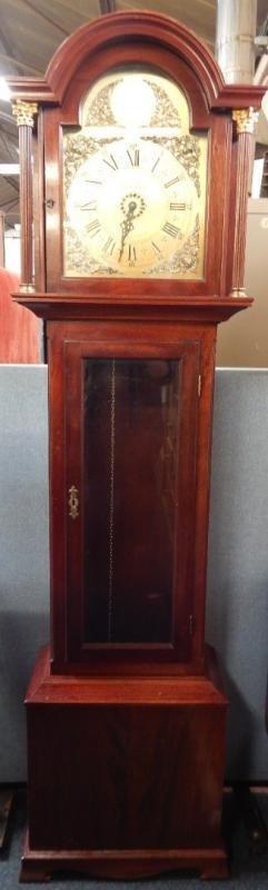 A modern longcase clock by Richard Broad of Cornwall.