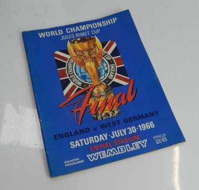 A 1966 World Cup Final programme