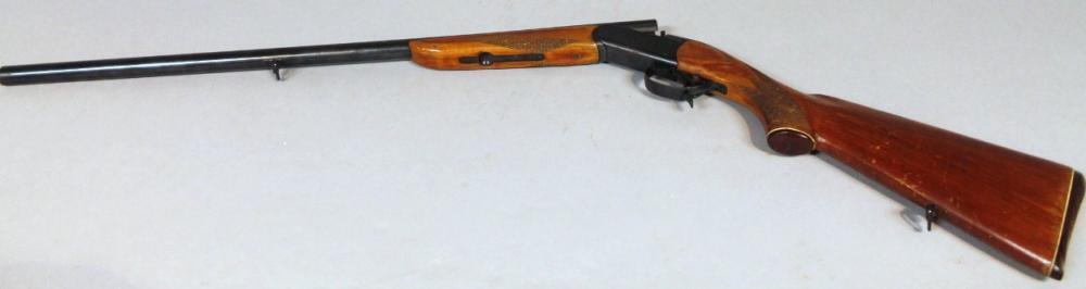 A modern Russian Baikal 12 bore single barrel shotgun