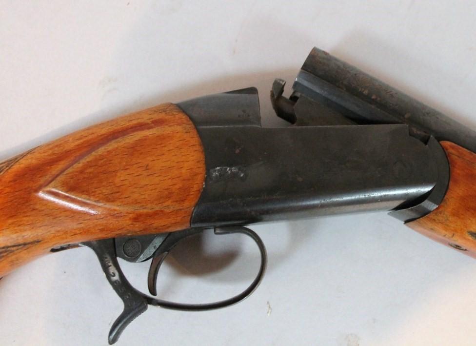 A modern Russian Baikal 12 bore single barrel shotgun