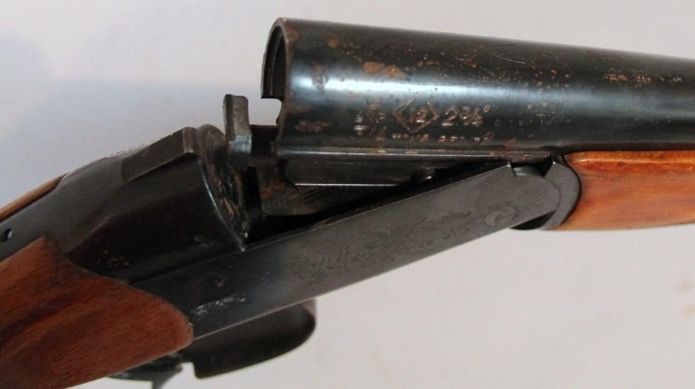 A modern Russian Baikal 12 bore single barrel shotgun