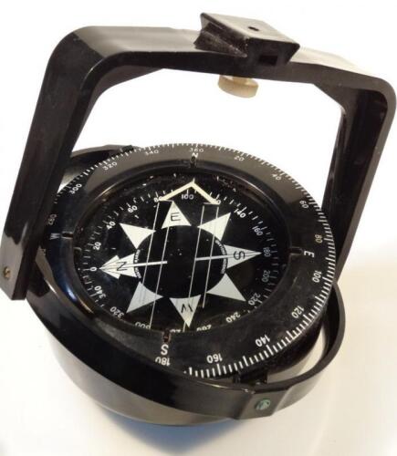 A 20thC cased heavy duty ship's compass