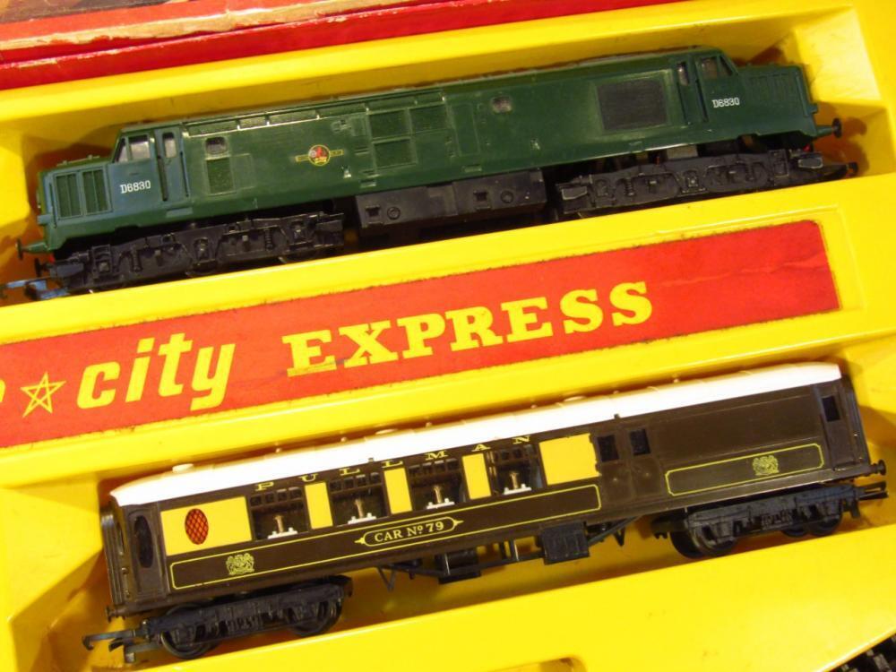 A Tri-ang Hornby model railways electric train set