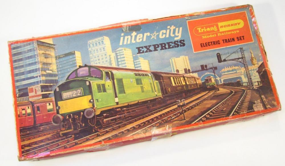 A Tri-ang Hornby model railways electric train set