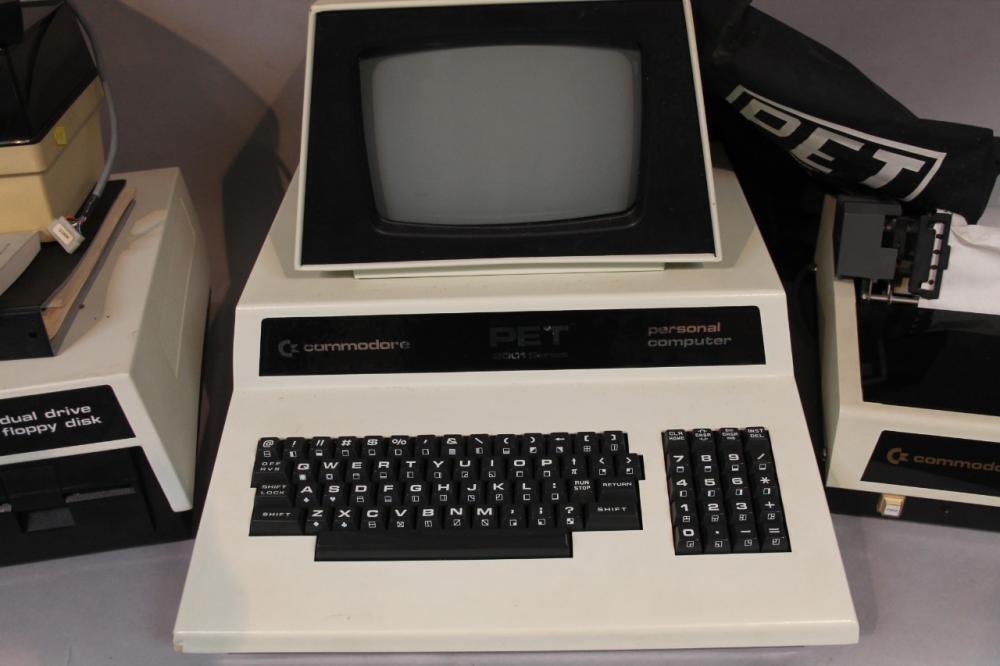 A Vintage Commodore C CBM model 2040 computer system