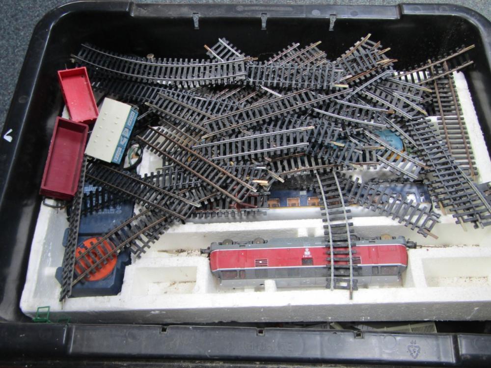 A collection of 00 model railway locomotives