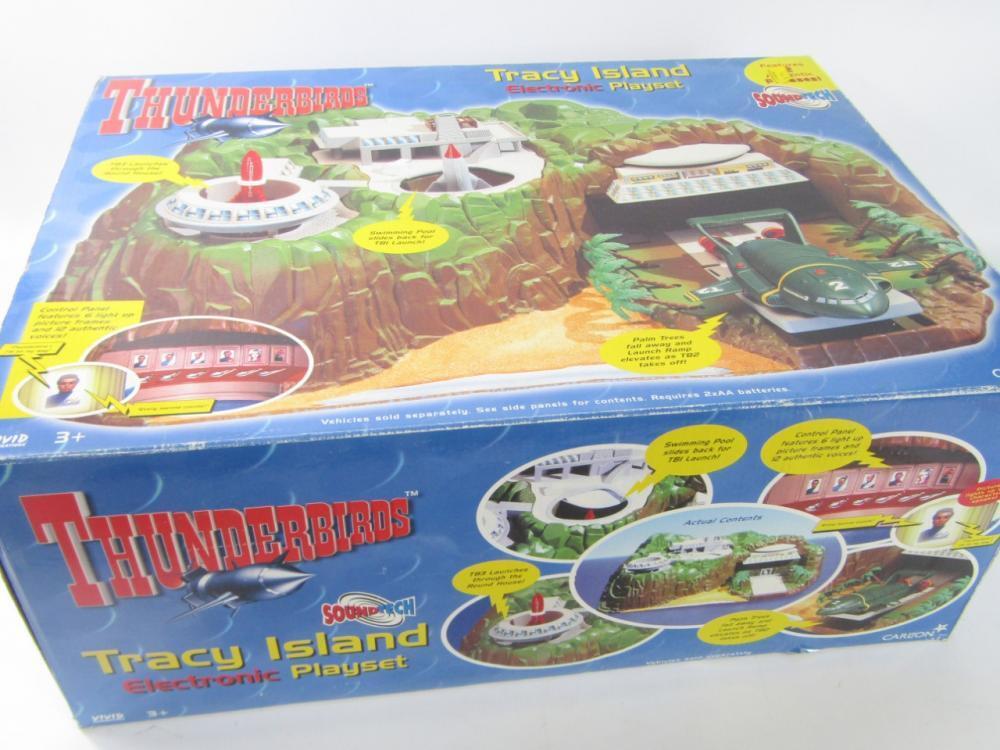 A Carlton Thunderbirds Tracy Island electronic play set