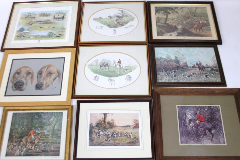 After Nigel Webster. BHSC 25 year Anniversary hunting scene