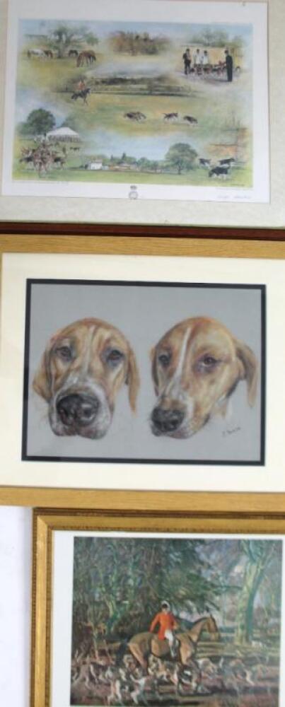 After Nigel Webster. BHSC 25 year Anniversary hunting scene