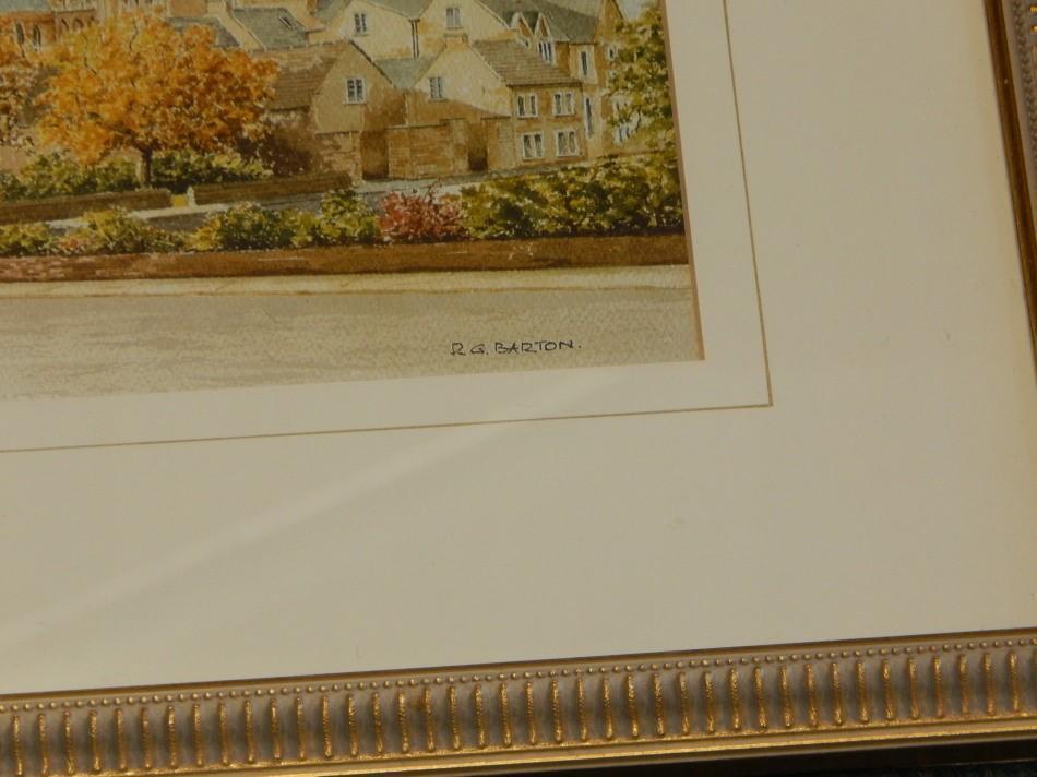 After R.G.Barton. Lincoln Cathedral signed limited edition print