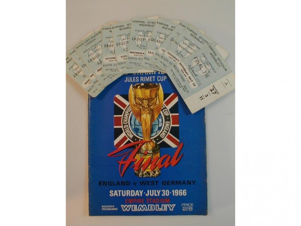 1966 Football World Cup. A Cup Final programme