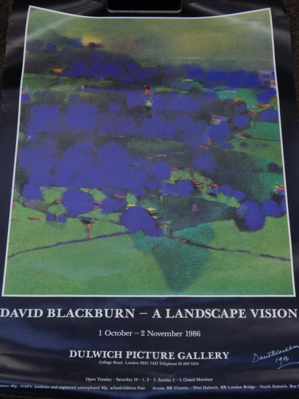 David Blackburn (1939). Signed coloured posters