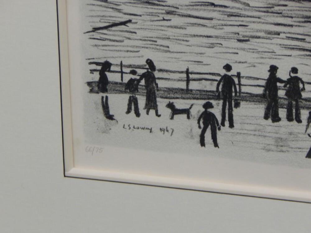 Laurence Stephen Lowry (1887-1976). Seaside Promenade (1967)