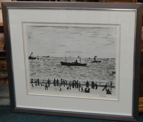 Laurence Stephen Lowry (1887-1976). Seaside Promenade (1967)