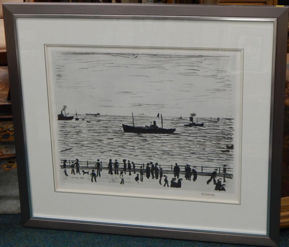 Laurence Stephen Lowry (1887-1976). Seaside Promenade (1967)