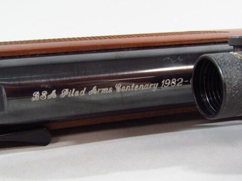 A BSA Piled Arms Centenary 1882 limited edition top loading air rifle