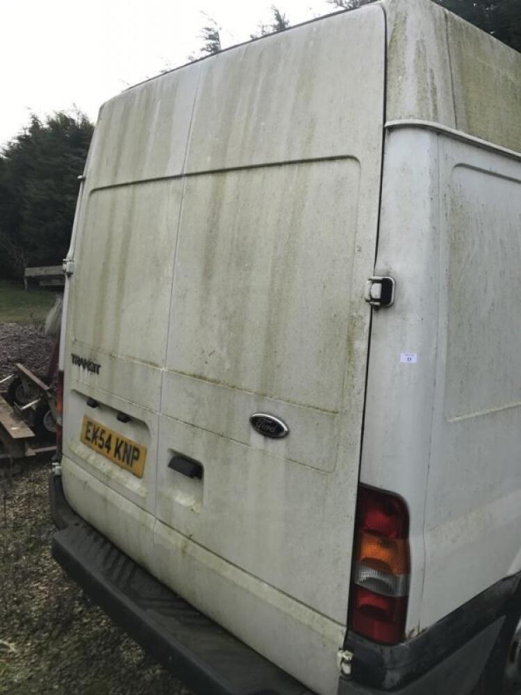 A Ford Transit panel van