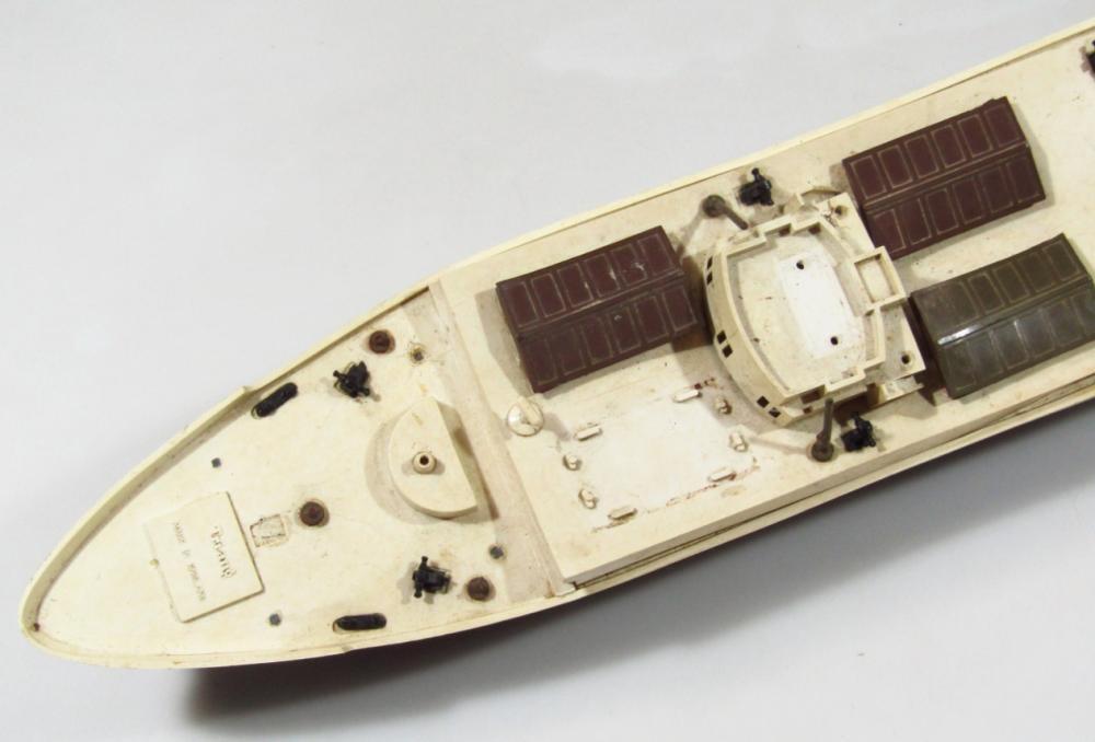 A mid 20thC Tri-ang cargo ship model
