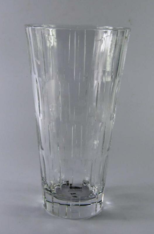 A Stuart Luxton Collection cut glass vase