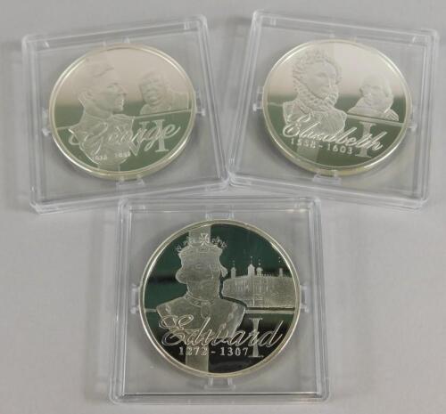 Kings and Queens of Great Britain silver coins