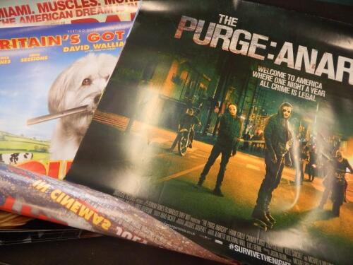 Various quad movie posters